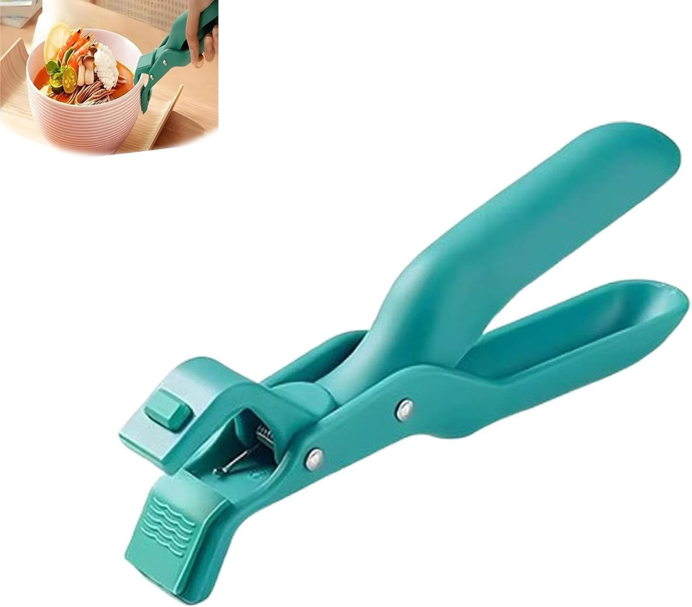 Scarcelye Hot Plate Gripper, Silicone Anti-Scald Tongs for Bowls ...