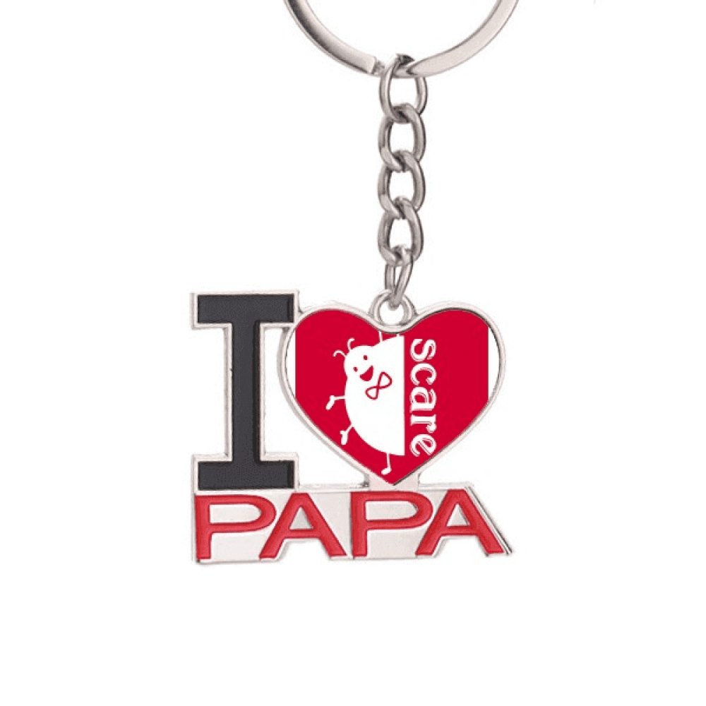 Scare Outline Ladybug Lovely Mignon Keychain Metal Keyring Holder Love ...