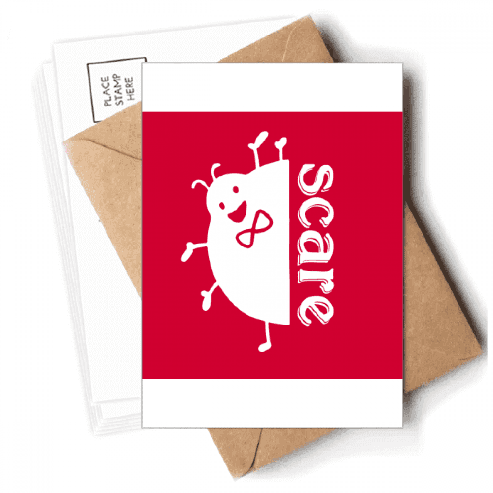 Scare Outline Ladybug Lovely Mignon Postcards Envelopes Blank Note ...