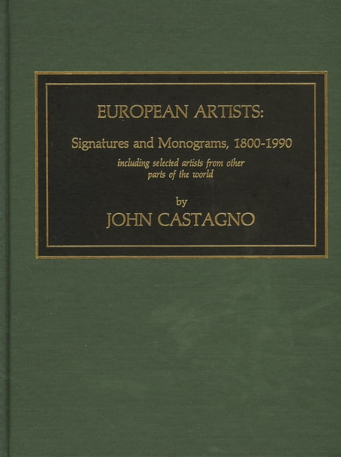 Scarecrow Art Reference European Artists: Signatures and Monograms ...