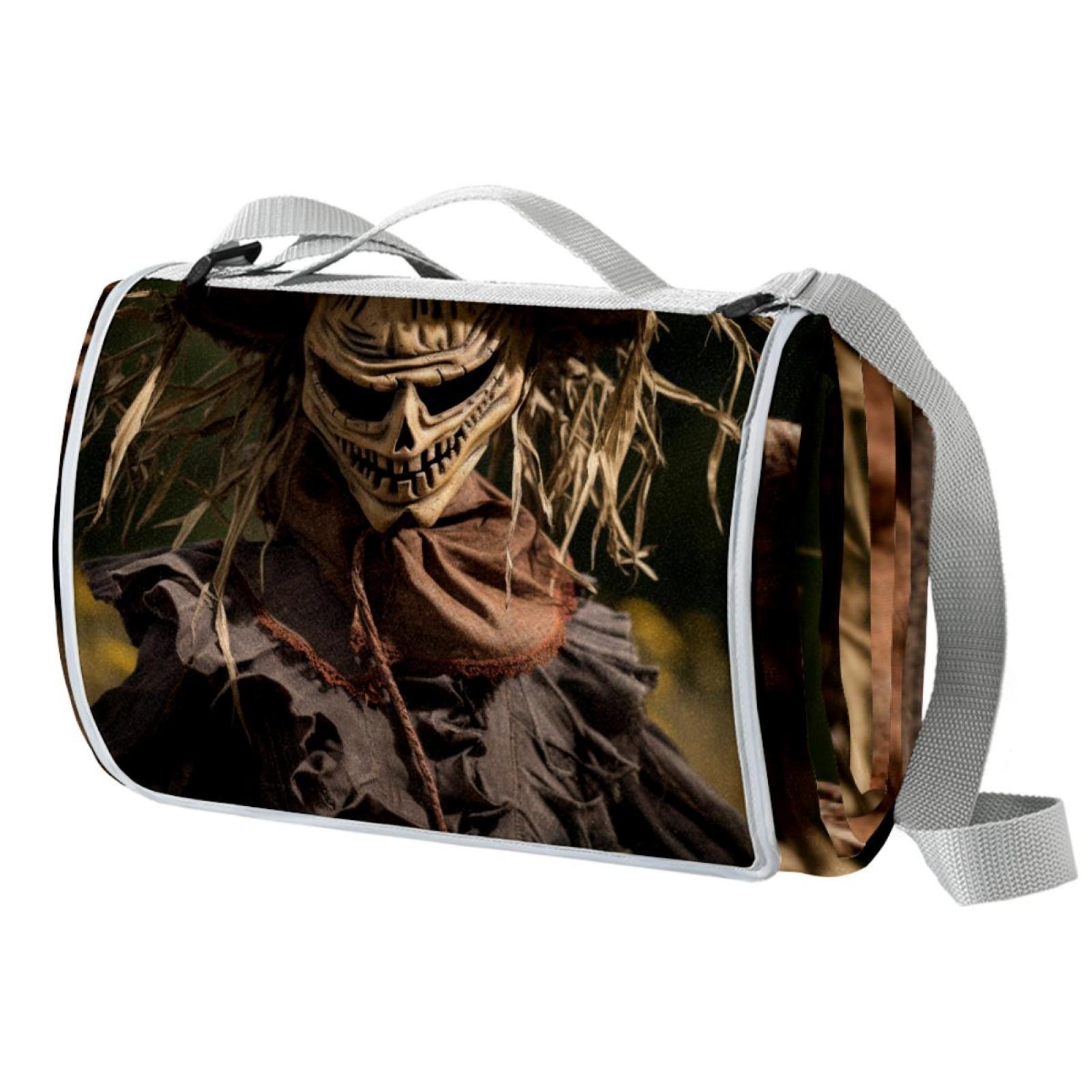 Scarecrow Canvas Picnic Blanket Waterproof Foldable Outdoor Mat for ...