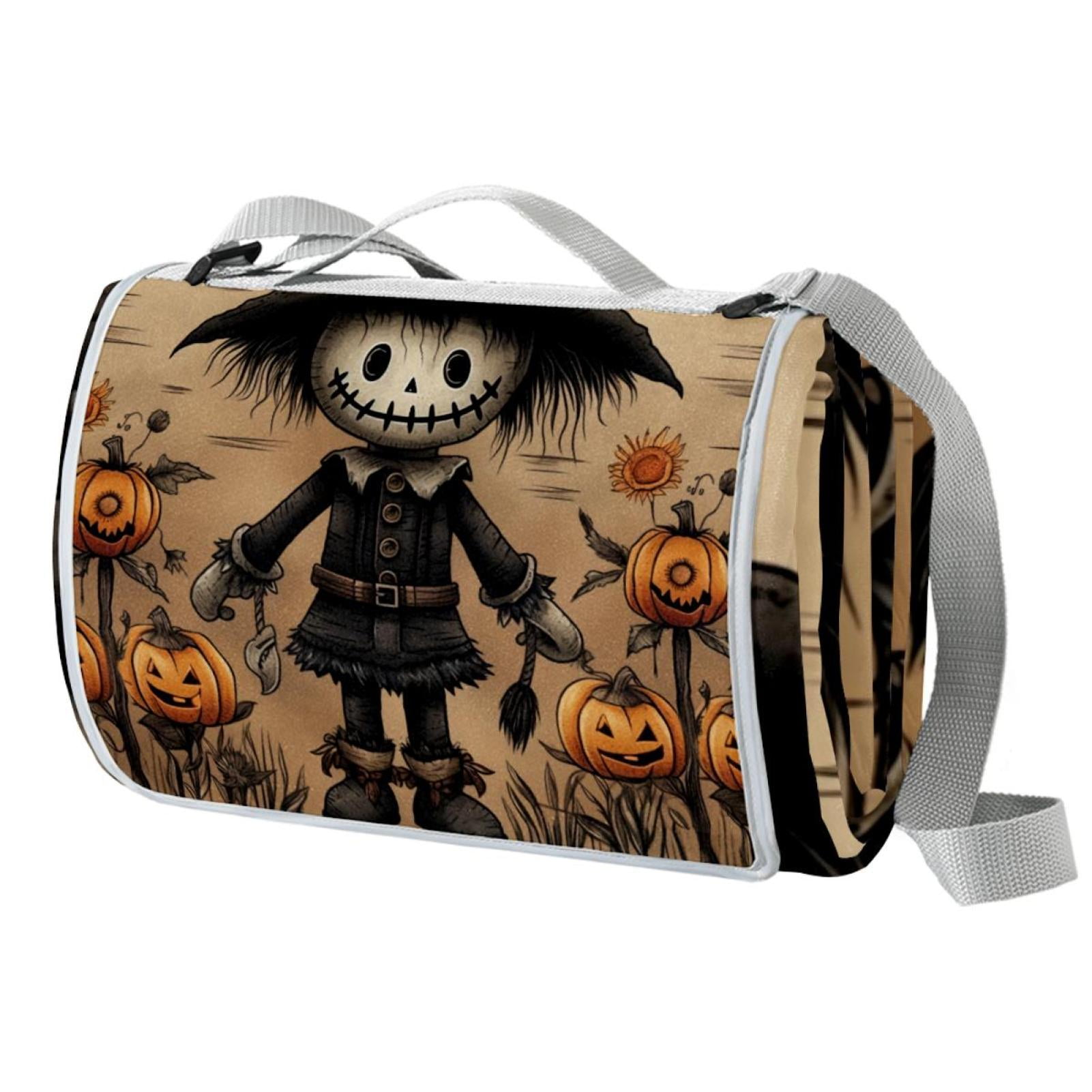 Scarecrow Canvas Picnic Mat: Outdoor Waterproof Blanket for Beach, Park ...