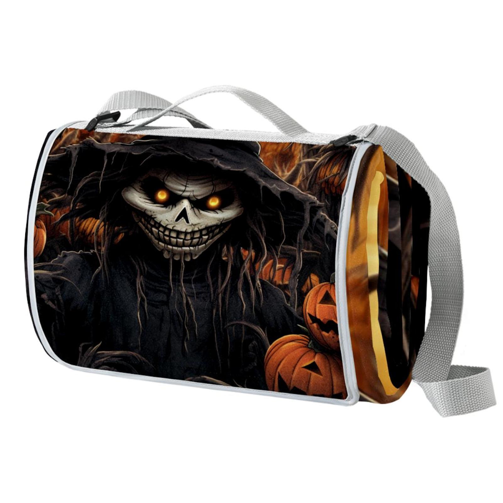 Scarecrow Canvas Picnic Mat Waterproof and Foldable for Outdoor ...