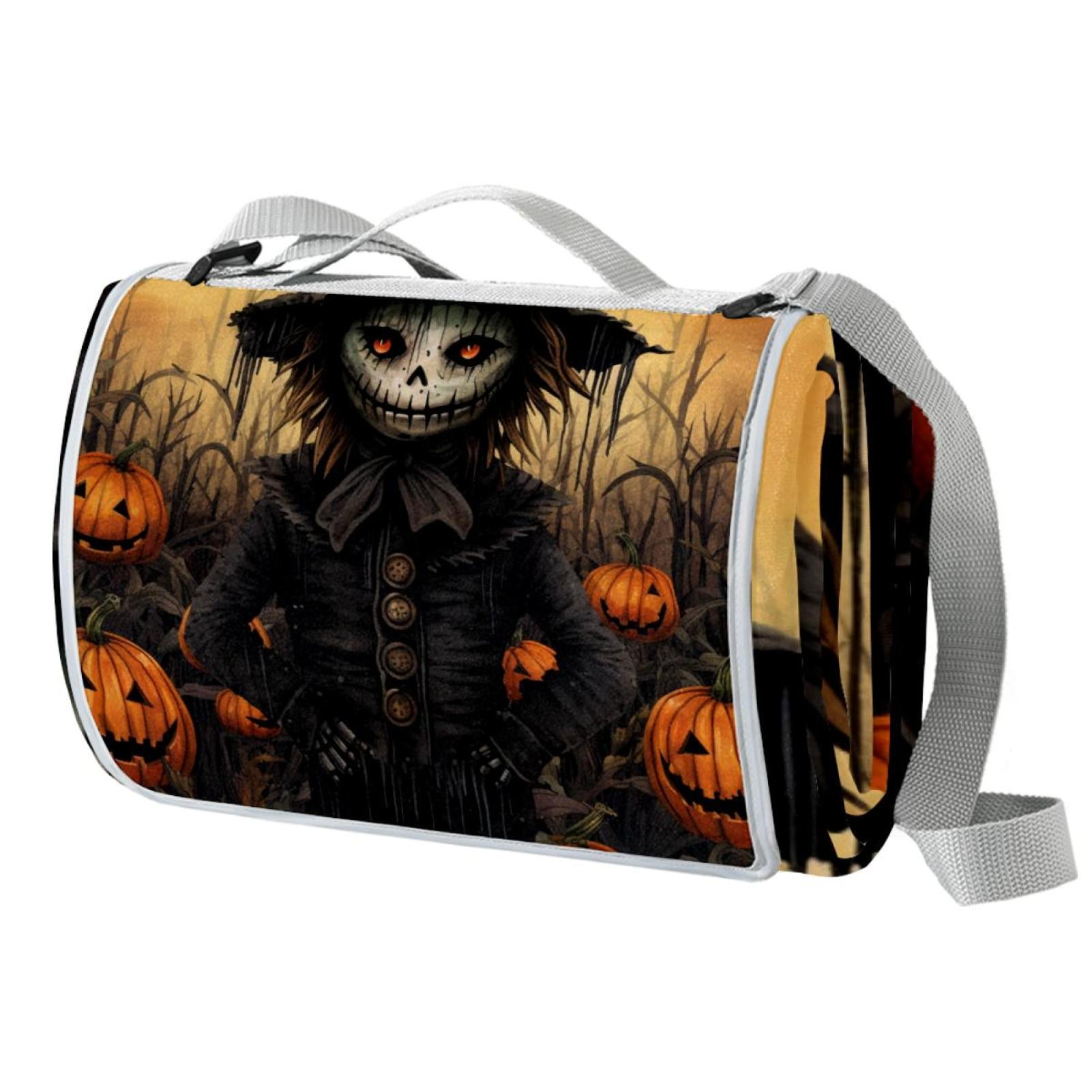 Scarecrow Canvas Picnic Mat Waterproof & Portable - Outdoor Blanket for ...