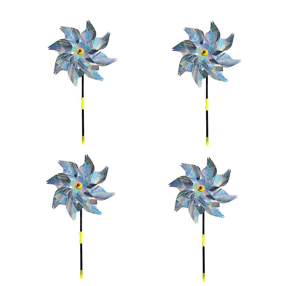 Scarecrow Decoration, 10 Pieces Reflective Windmills, Bird-Proof ...