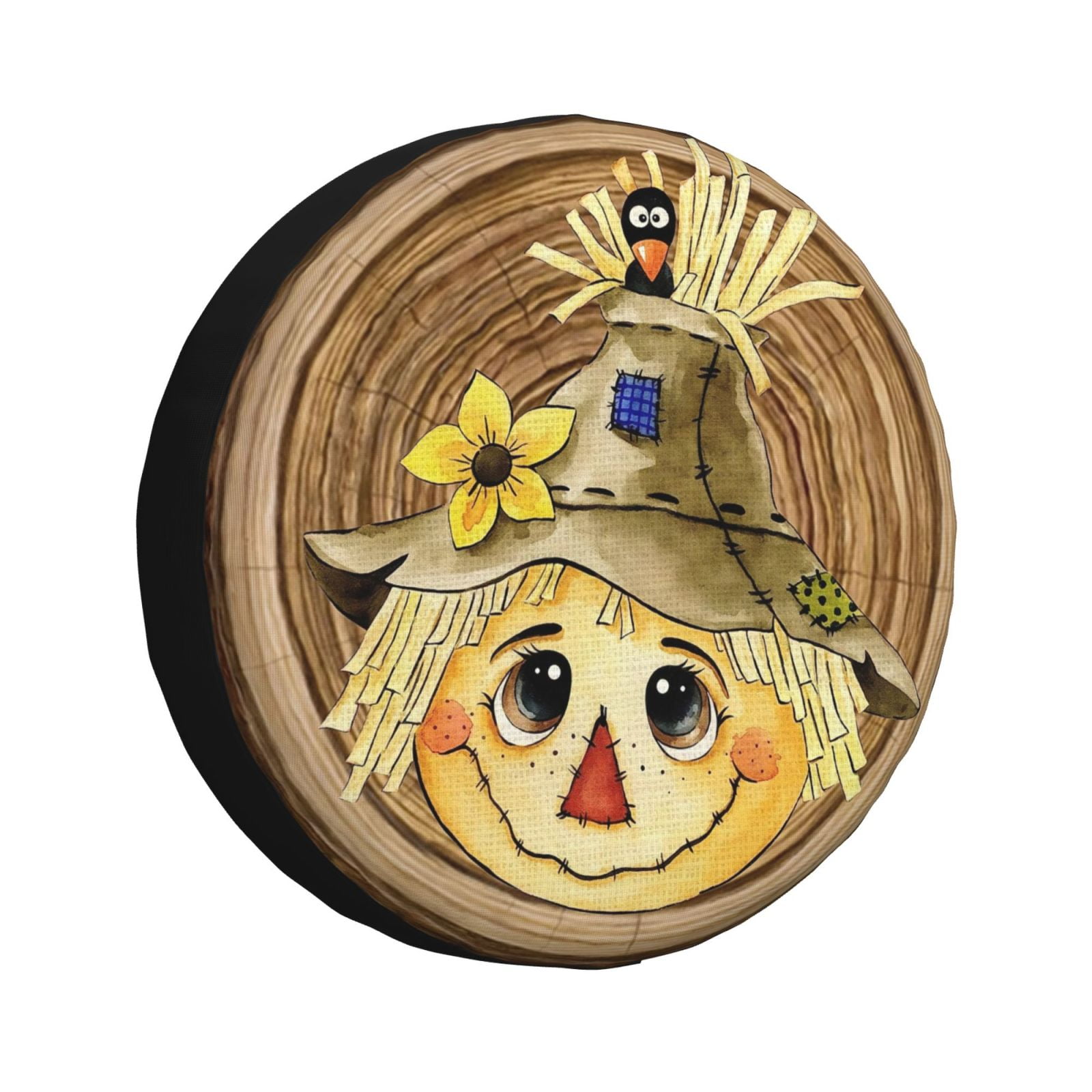 Scarecrow Face Tire Cover 16" Wheel Protectors Tyre Covers Weatherproof ...