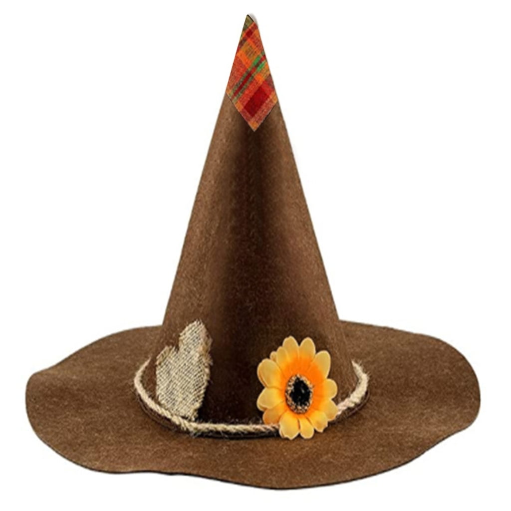 Scarecrow Hat Scarecrow Costume Party Hat Witch Hat Adult Costume ...