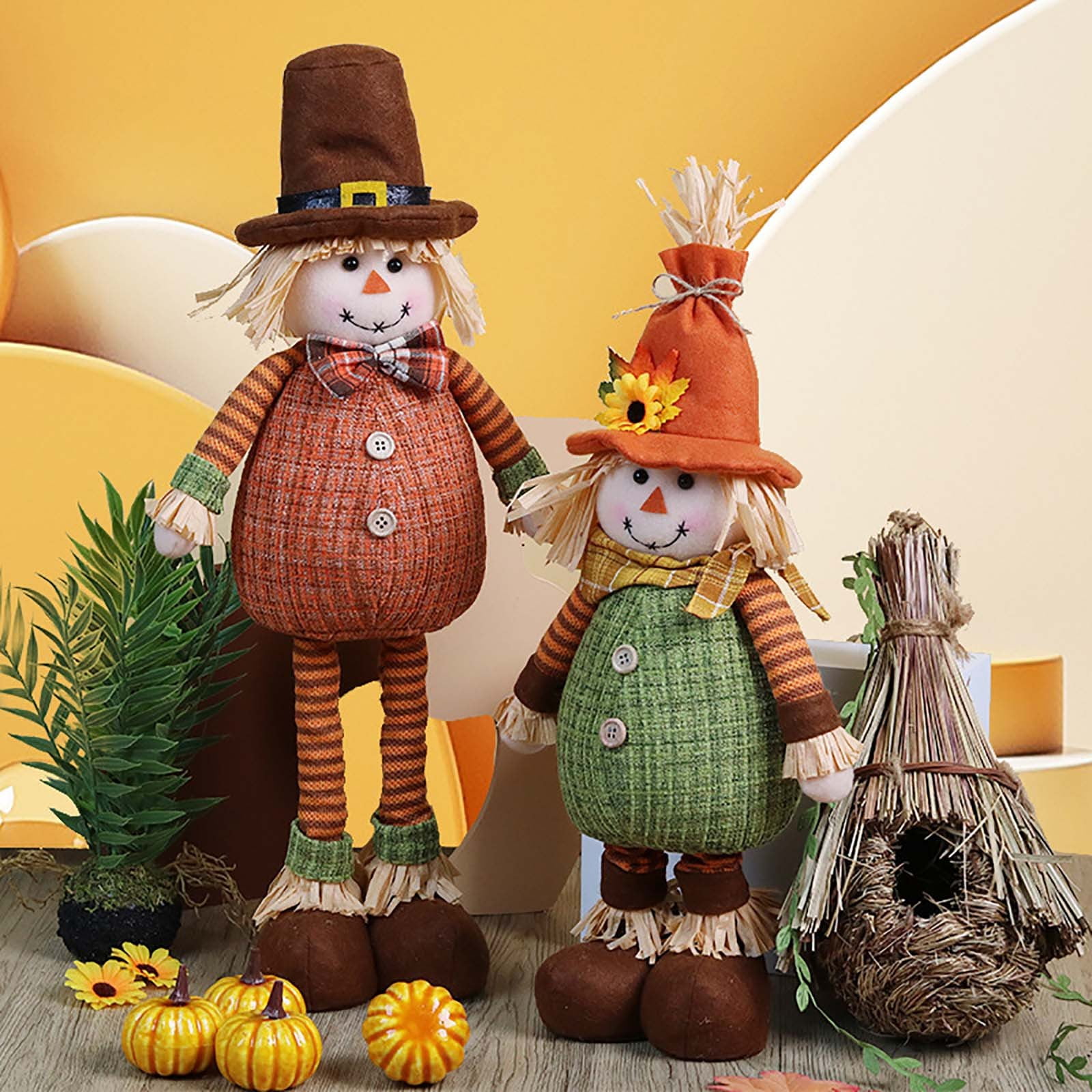Scarecrow Plush,Scarecrow Doll,,Autumn Plush Scarecrow Ornaments ...
