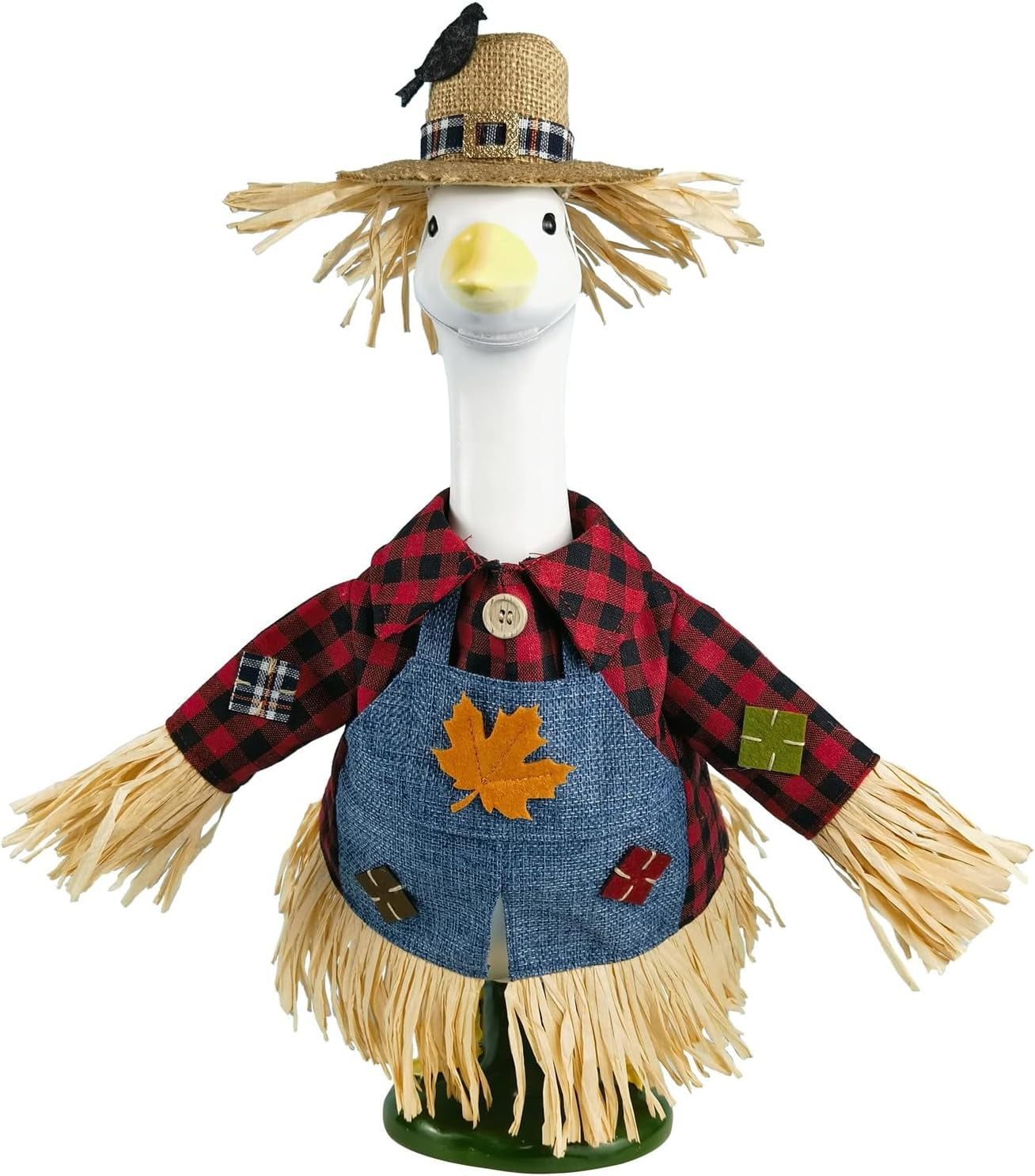 Scarecrow Porch Goose Outfits for 23 Inch Lawn Statue, Costume for ...