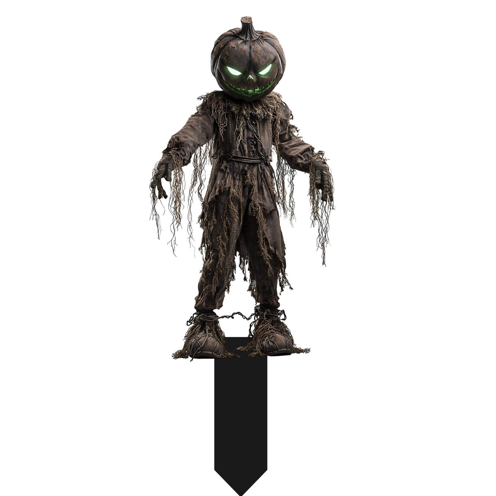 Scarecrow Screaming Ghost Halloween Yard Stakes, Scary Halloween ...