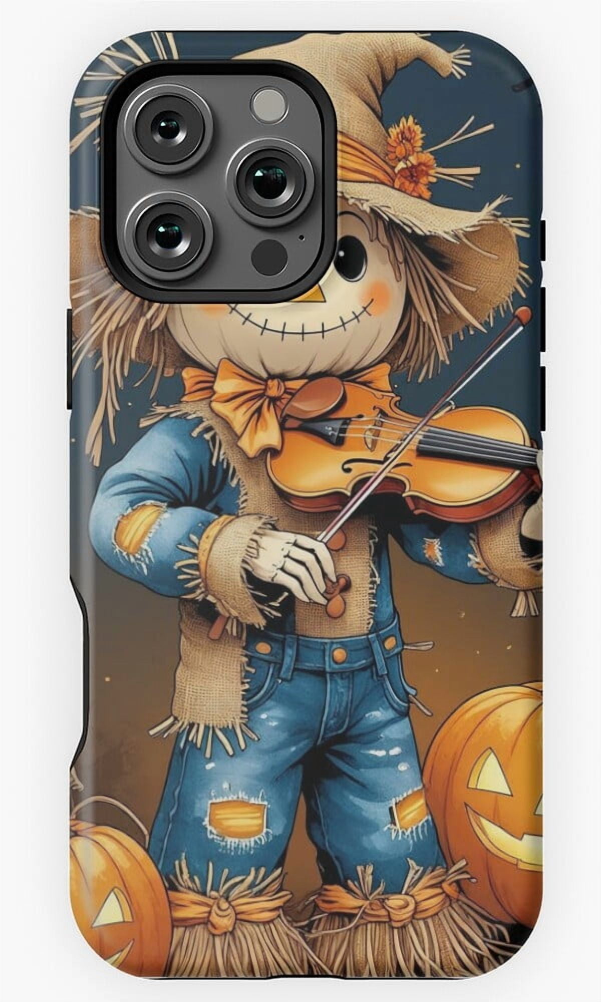 Scarecrow Serenade Cottagecore Autumn Art Phone Case iPhone Case 17 16 ...
