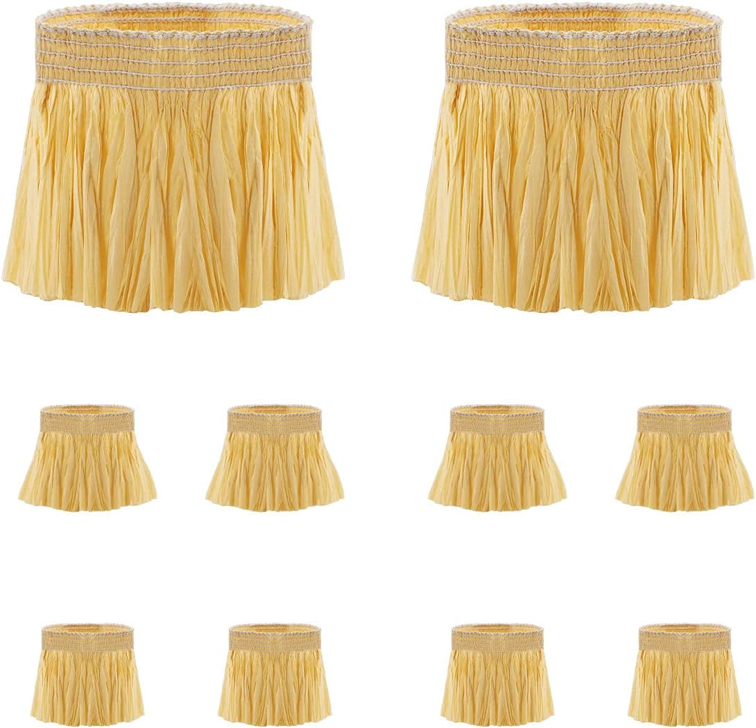 Scarecrow Straw Costume Set, 10pcs Scarecrow Straw Kit Raffia Material ...