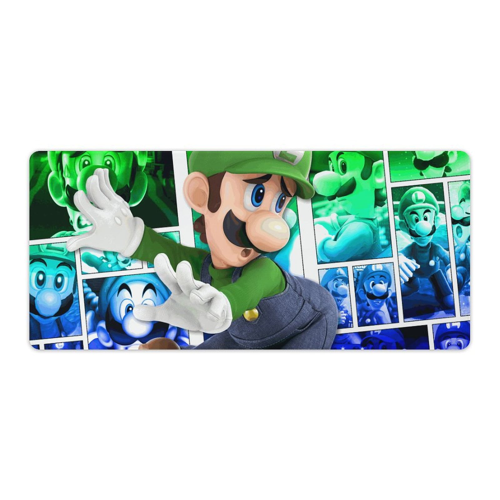 Scared Game Luigi's Mansion Extended Gaming Mouse Pad No-sliped Large ...