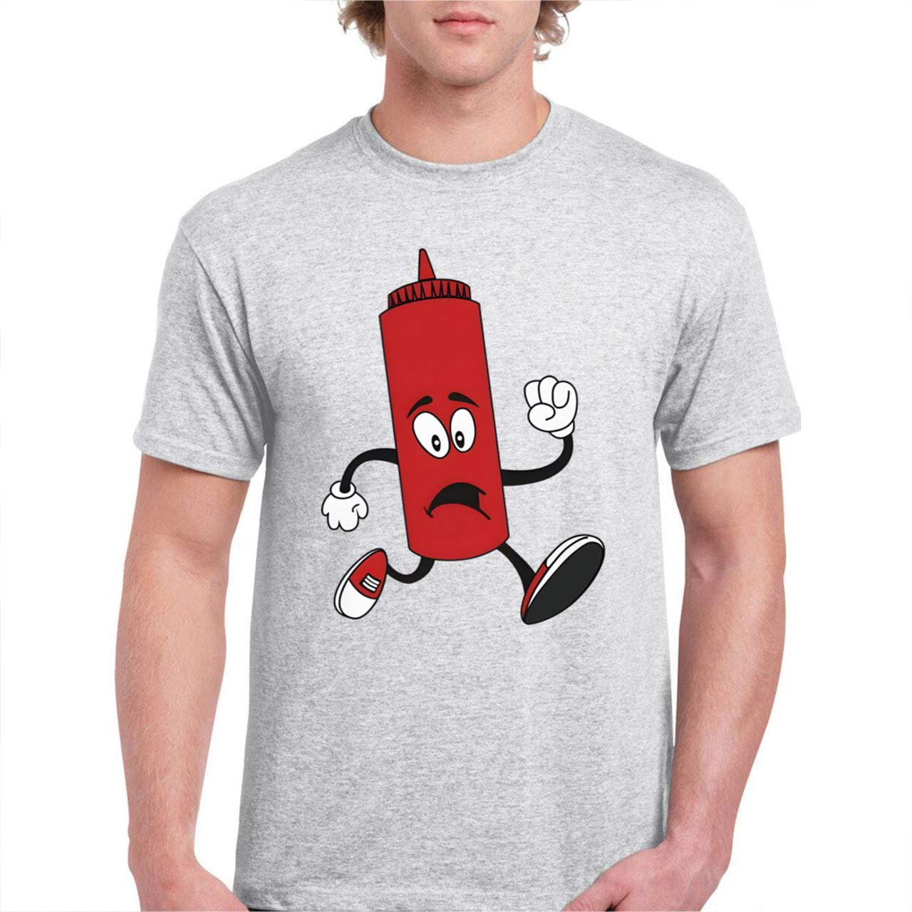 Scared Ketchup Heavyweight Unisex Crewneck Shirt, Hot Trend, Gift For ...