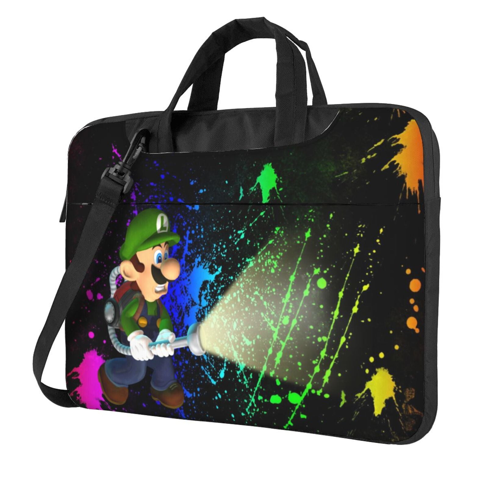 Scared Luigi's Mansion Laptop Bag Portable Shoulder Laptop Case Sleeve ...