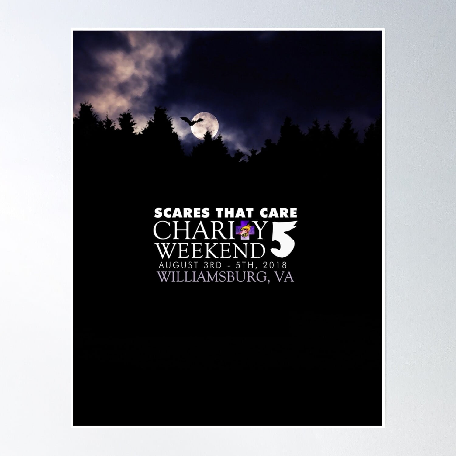 Scares That Care Charity Weekend 5 Poster Wall Art, Modern Wall Decor ...