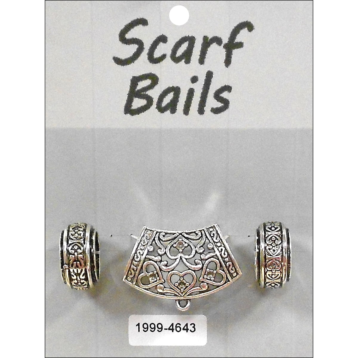 Scarf Bail & 2 Matching Beads Set-Fancy, Pk 3, Darice - Walmart.com