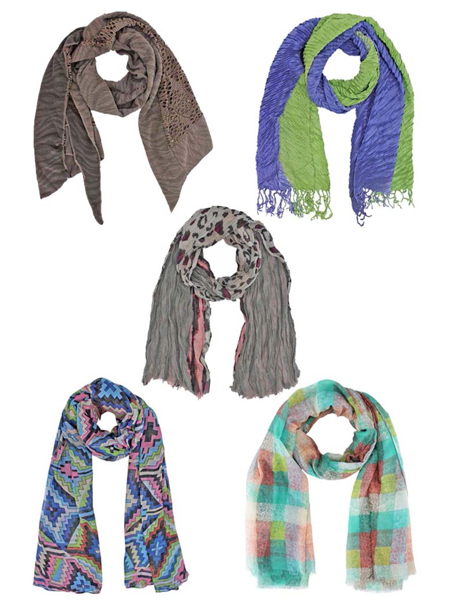 Scarf Collection 5-Pack Scarf Set Bundle - Walmart.com
