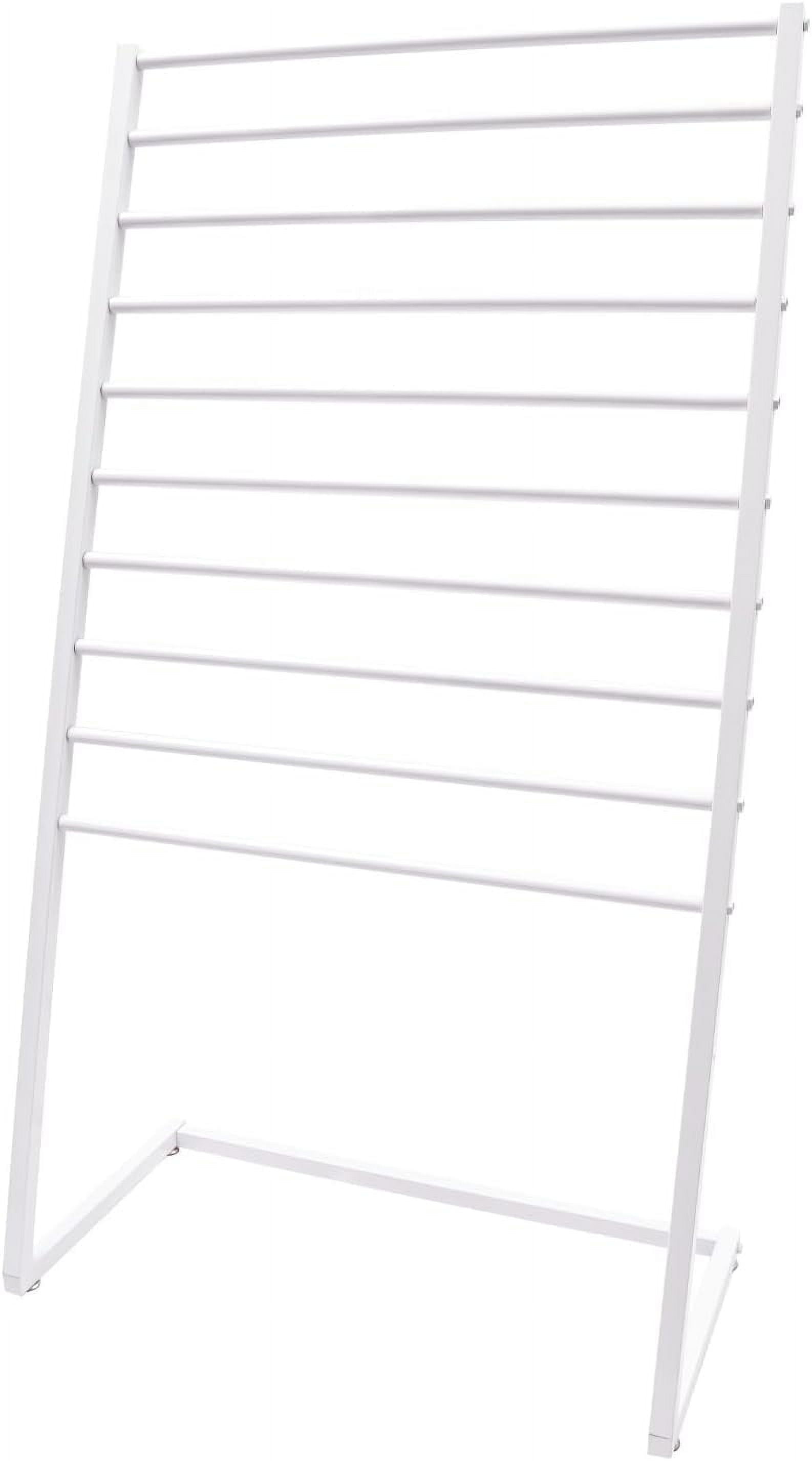 Scarf Display Stand, 10 Tier Metal Scarf Holder Organizer, Freestanding ...