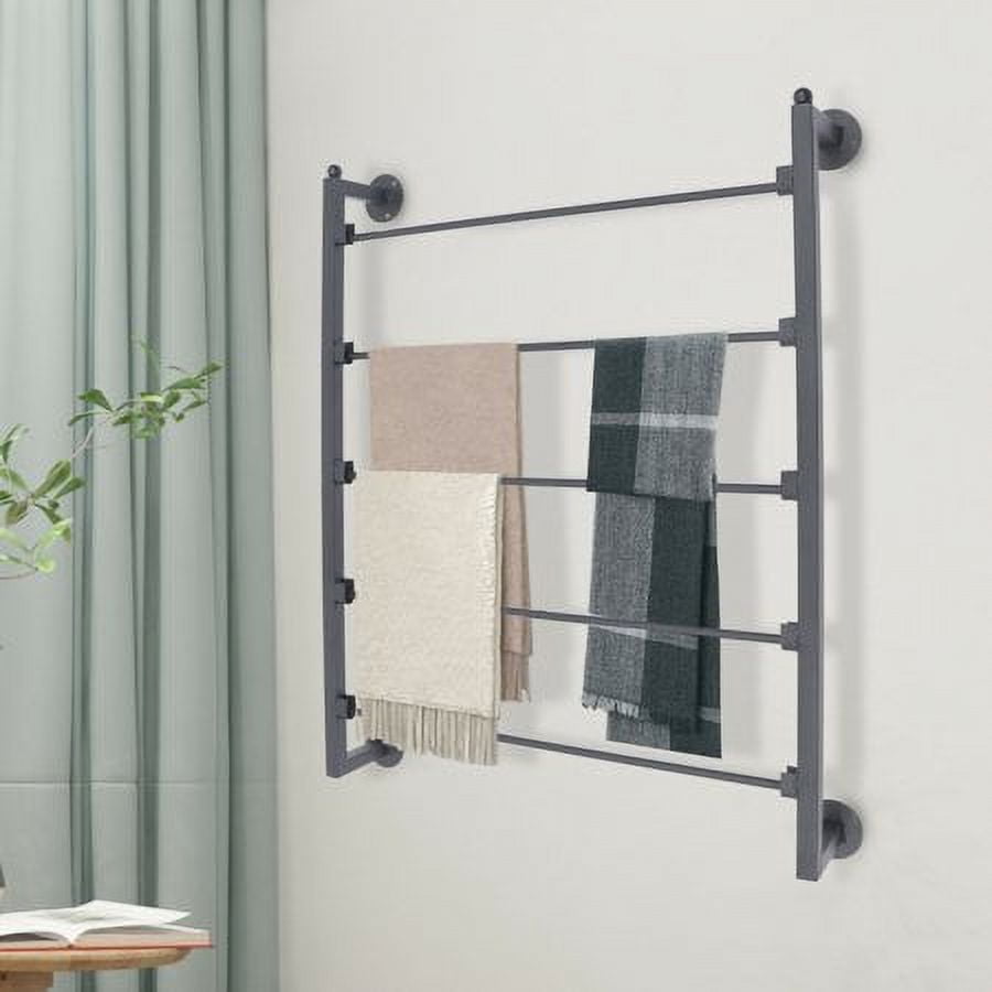 Scarf Display Stand Wall Mount Metal Scarf Organizer Hanging Rack For ...