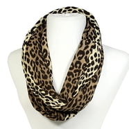 Women's Classic Leopard Print Infinity Scarf - Walmart.com
