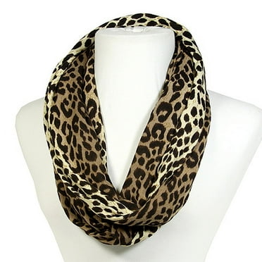Women's Classic Leopard Print Infinity Scarf - Walmart.com