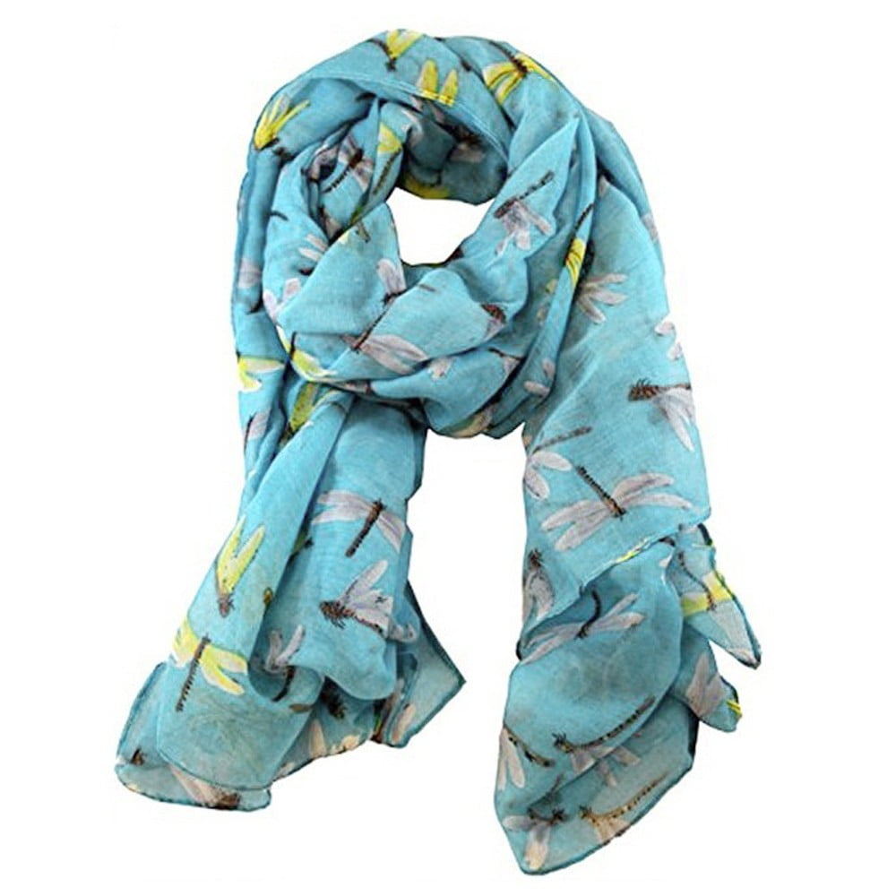 Scarf Lady Soft Long Womens Scarf Shawl LB Scarves Wraps Cute Print ...