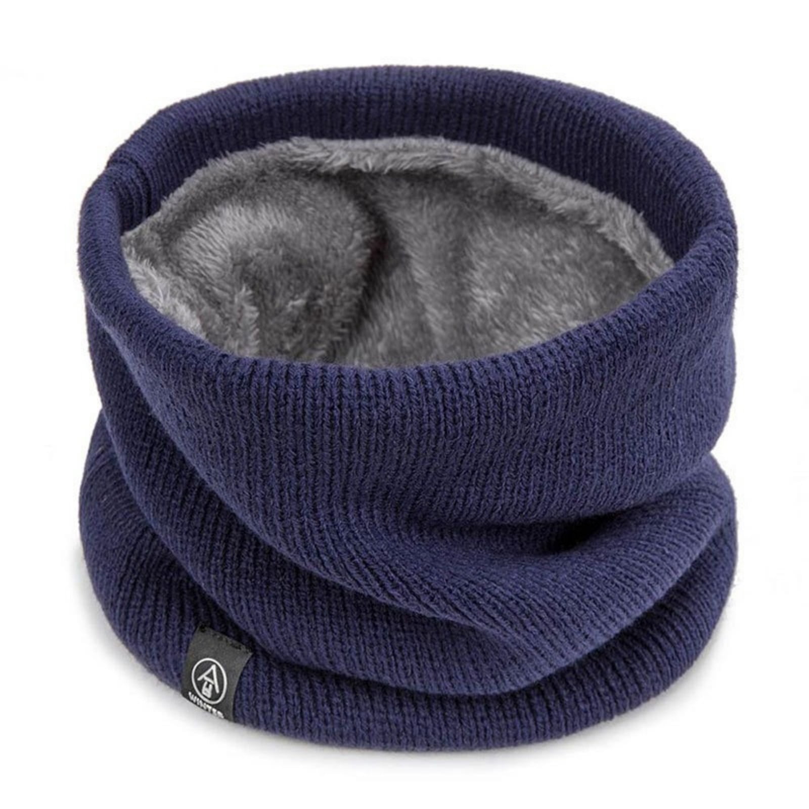 Scarf, Men Women Winter Scarf, Thick Velvet Warm Neck Warmer, Outdoor ...