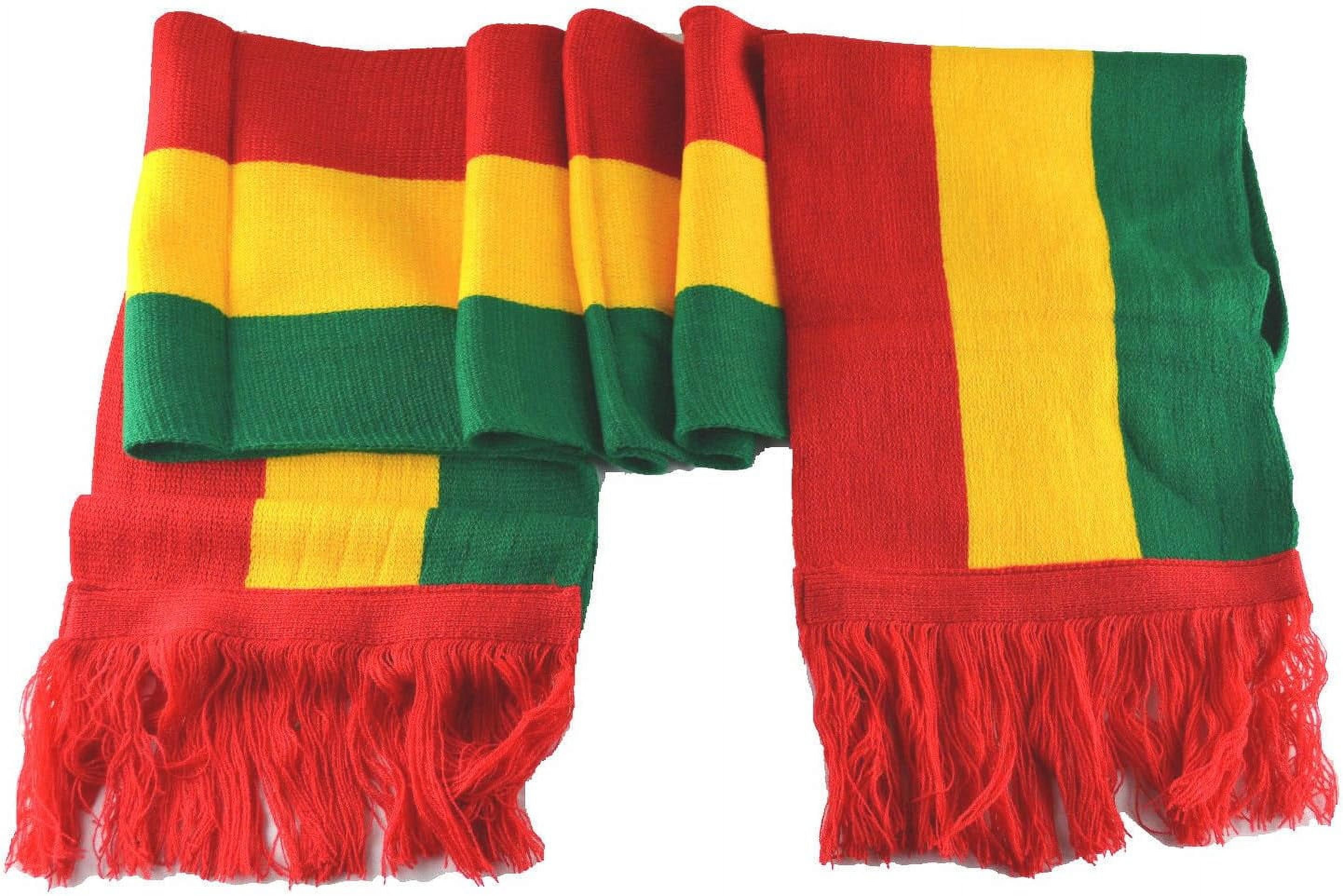 Scarf Red Yellow Green 8"80" - Walmart.com