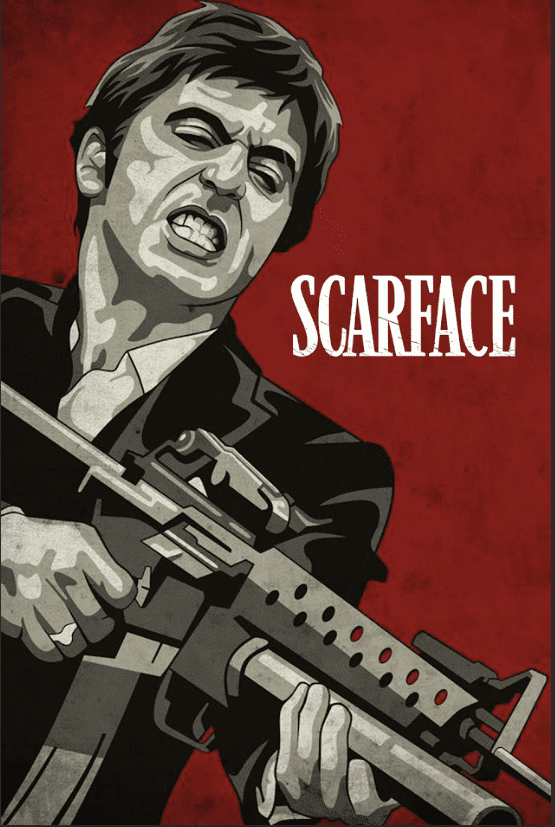 Scarface 1983 Movie Poster 24x36 - Al Pacino - Legendary Crime Drama ...