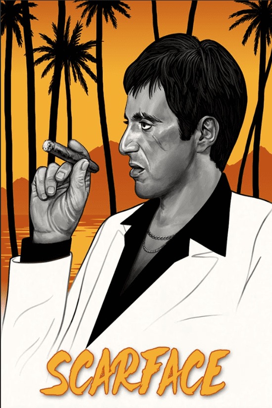 Scarface 1983 Movie Poster 24x36 - Al Pacino - Legendary Crime Drama ...