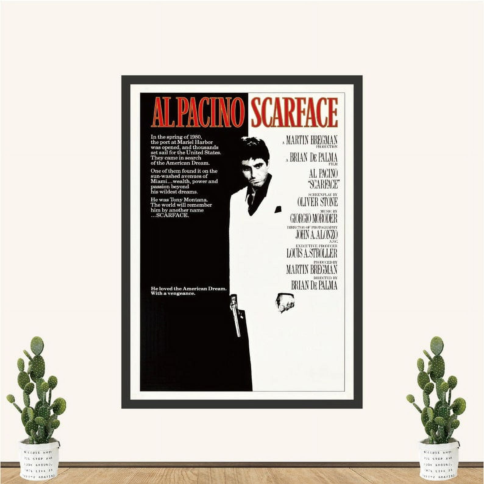 Scarface (1983) Movie Poster, Poster Wall Art, Personalized gift, Art ...