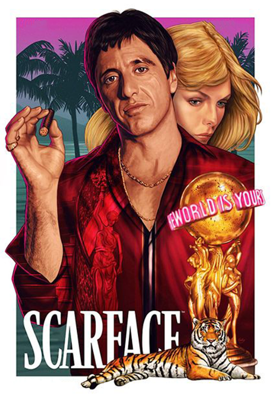 Scarface 1983 Poster 24x36 - Al Pacino - Crime Drama Classic - Iconic ...