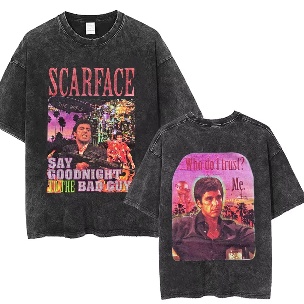 Scarface 2024 Movie Merch Unisex Oversized Short Sleeve Crewneck T ...