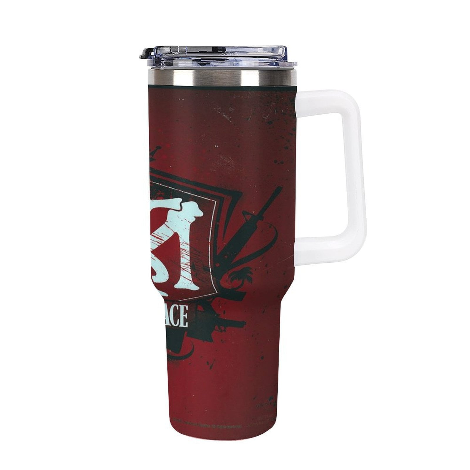 Scarface 40oz Large Capacity Car Cup Tumbler with Handle And Straw Lid ...