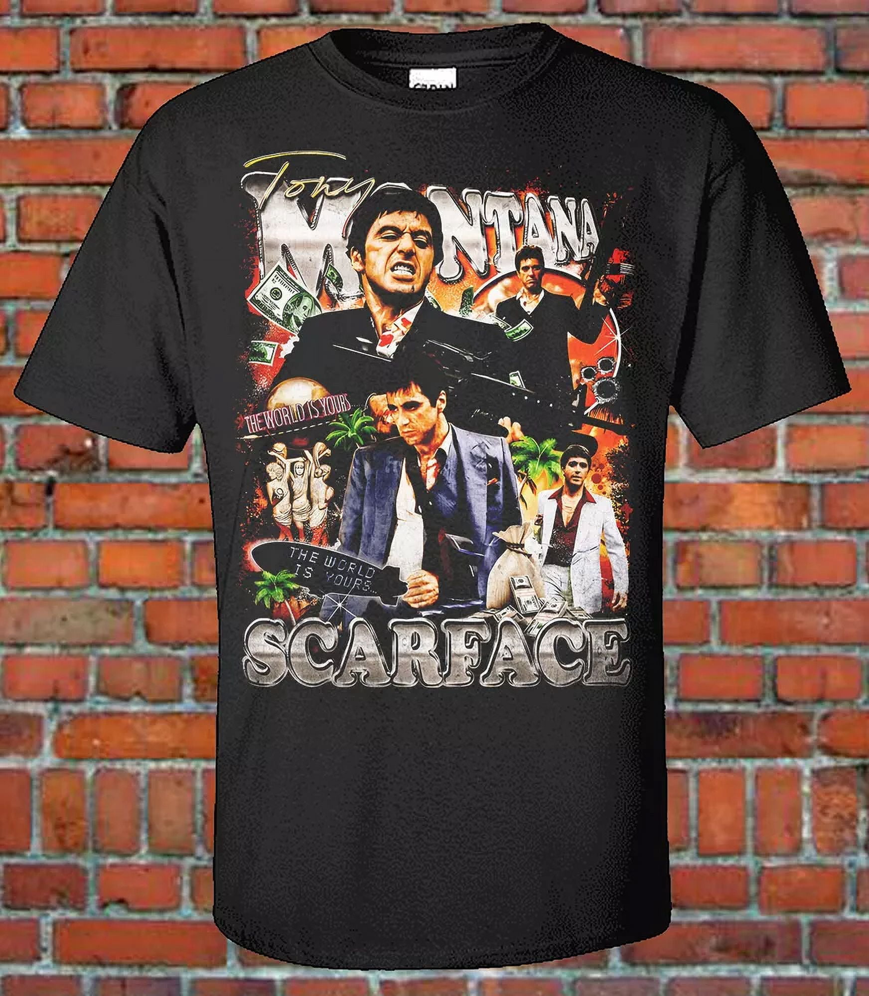 Scarface 90S Bootleg Style Graphic T Shirt Hot Trending Shirt ...