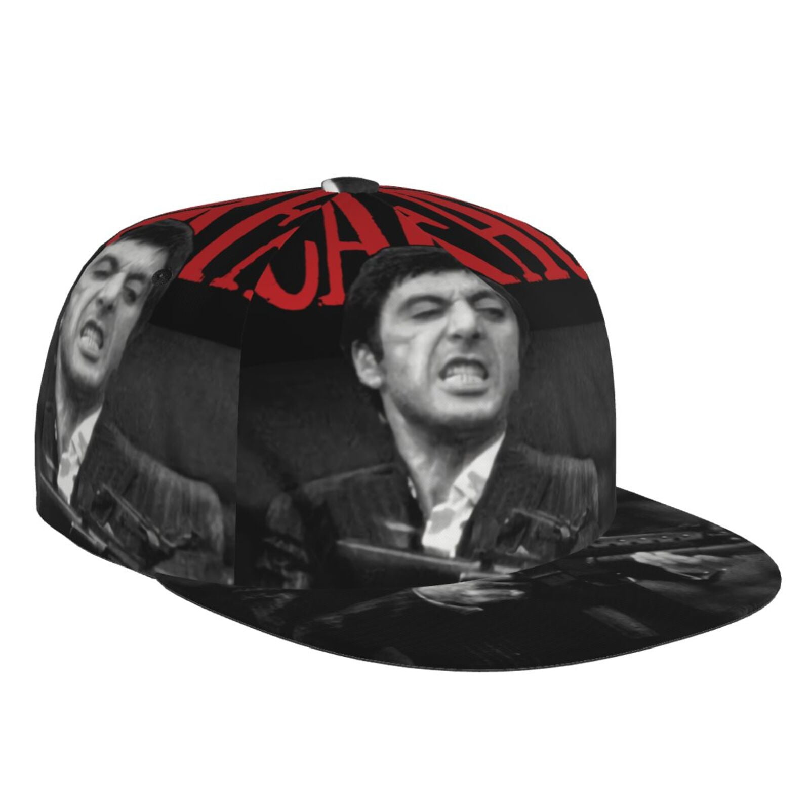 Scarface Adjustable Snapback Hat for Men Women,Unisex Hip Hop Baseball ...