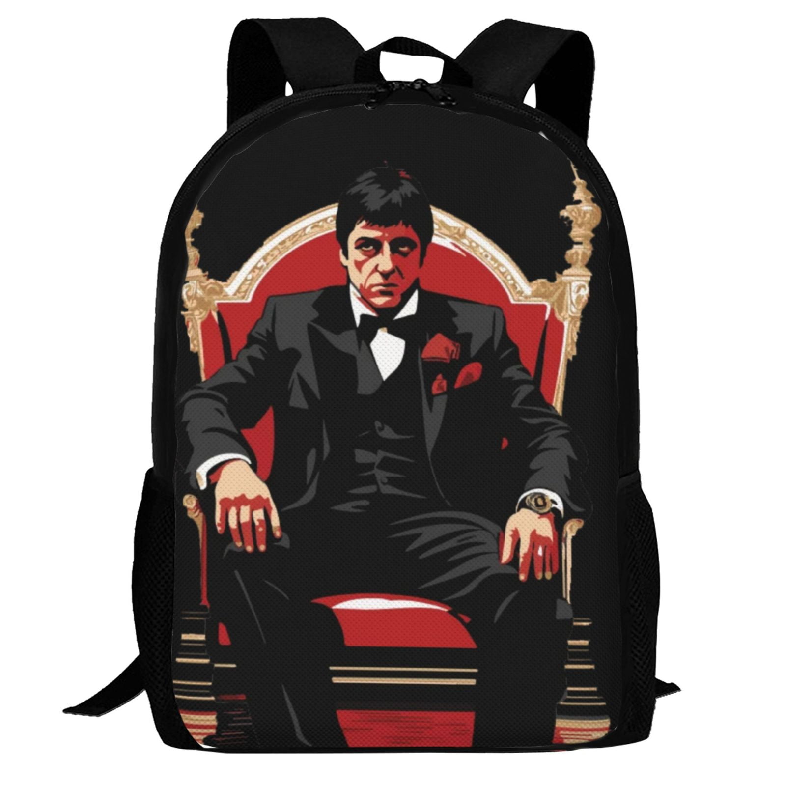 Scarface Backpack, 3d Printed Laptop Backpack, Water Resistant Computer ...