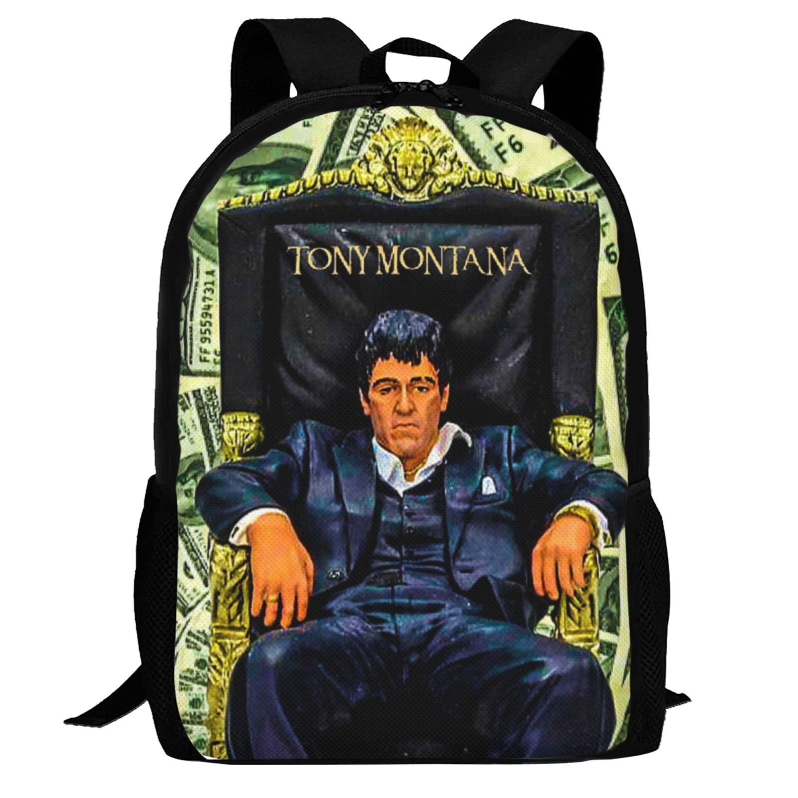 Scarface Backpack, 3d Printed Laptop Backpack, Water Resistant Computer ...