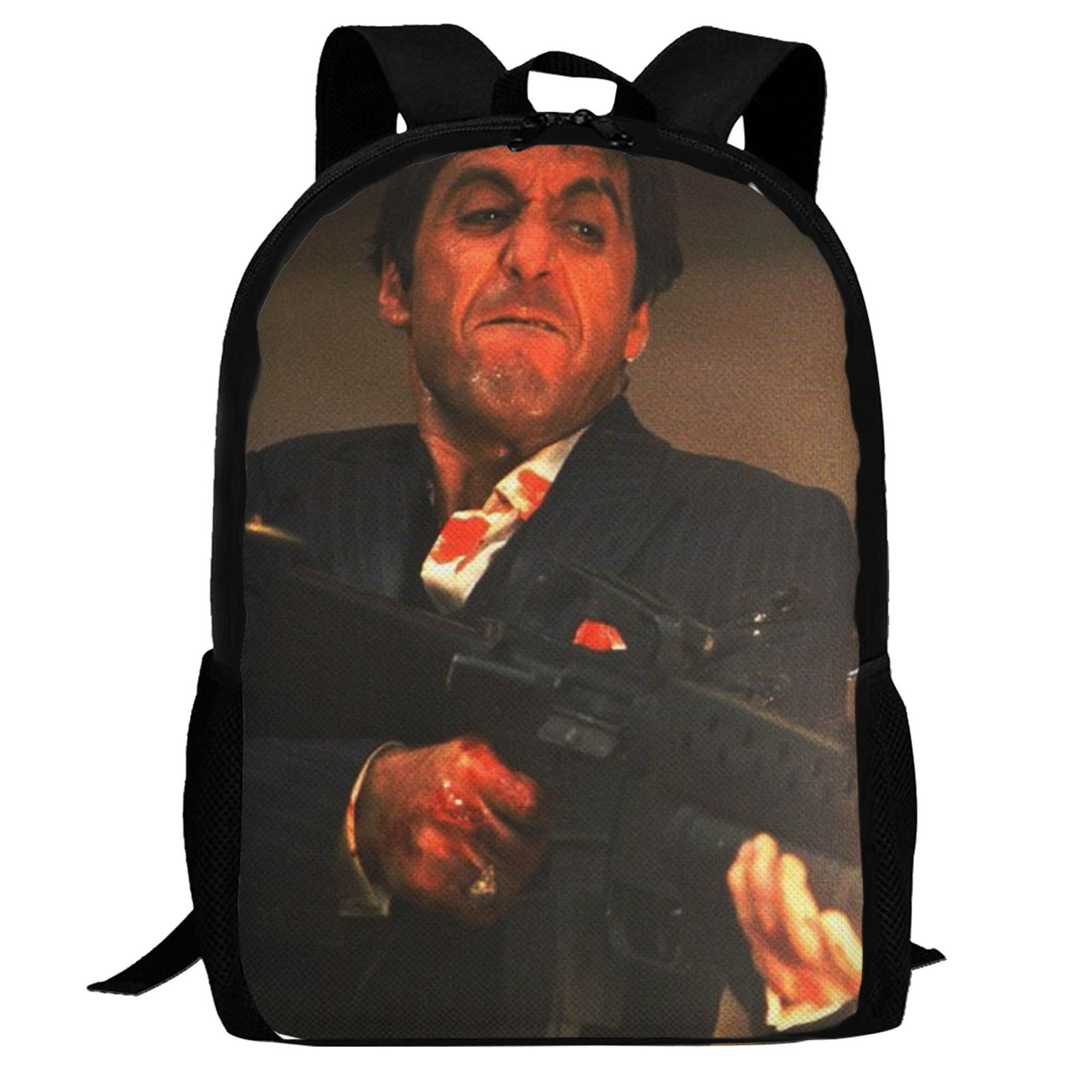 Scarface Backpack, 3d Printed Laptop Backpack, Water Resistant Computer ...