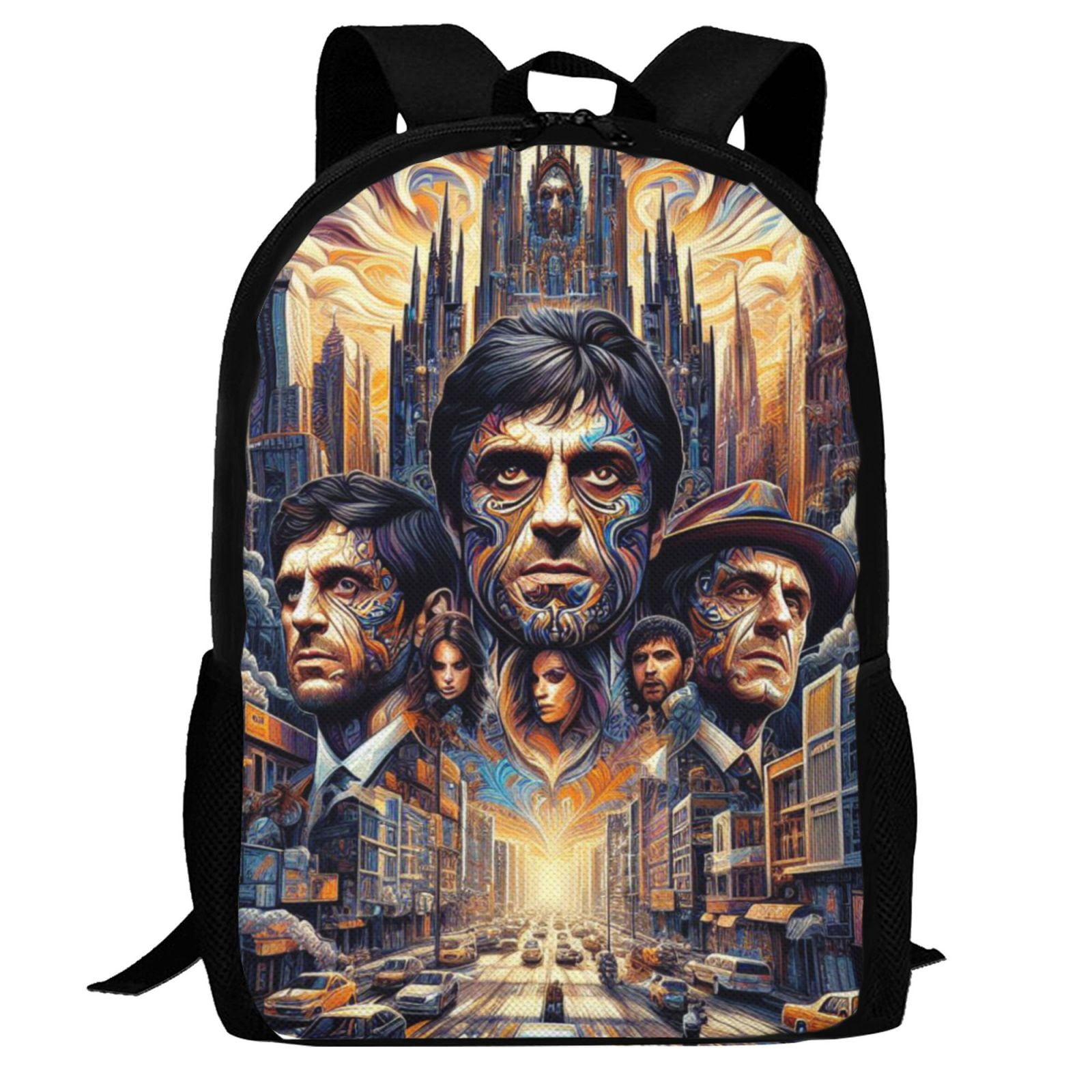 Scarface Backpack, 3d Printed Laptop Backpack, Water Resistant Computer ...