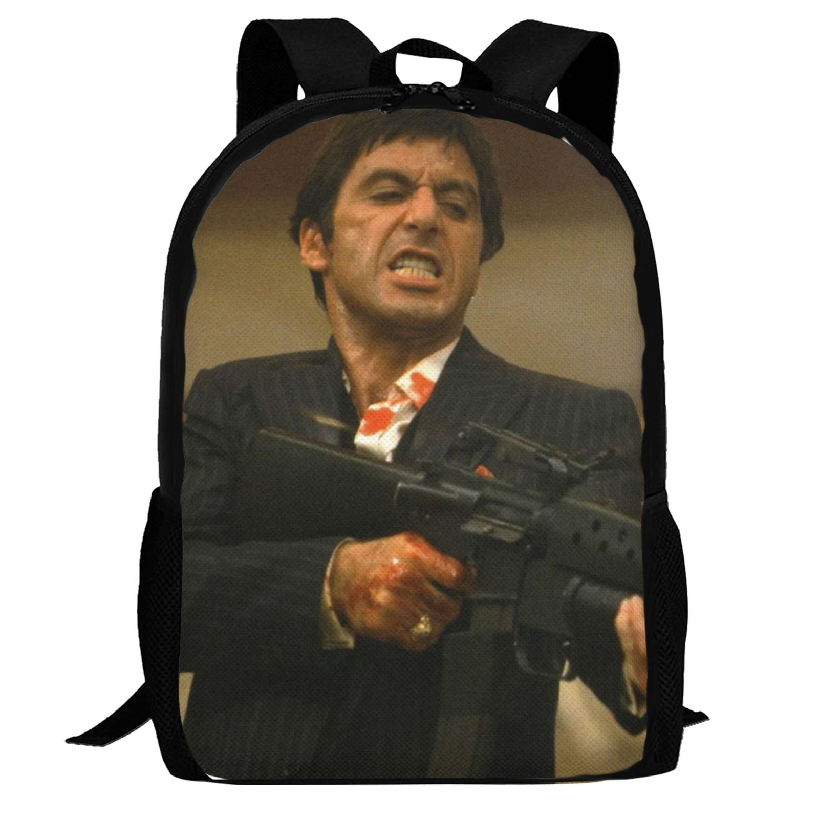 Scarface Backpack, 3d Printed Laptop Backpack, Water Resistant Computer ...