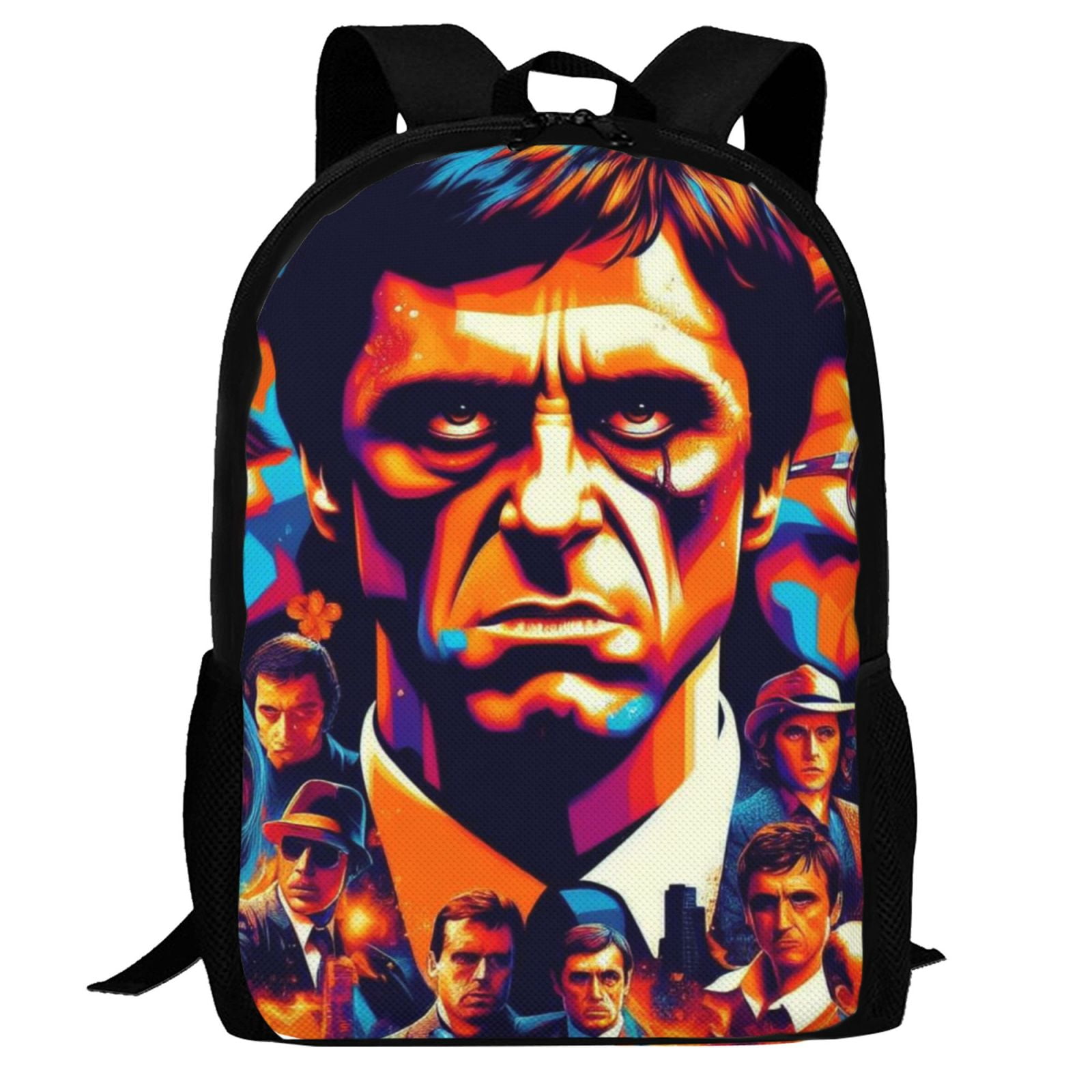 Scarface Backpack, 3d Printed Laptop Backpack, Water Resistant Computer ...