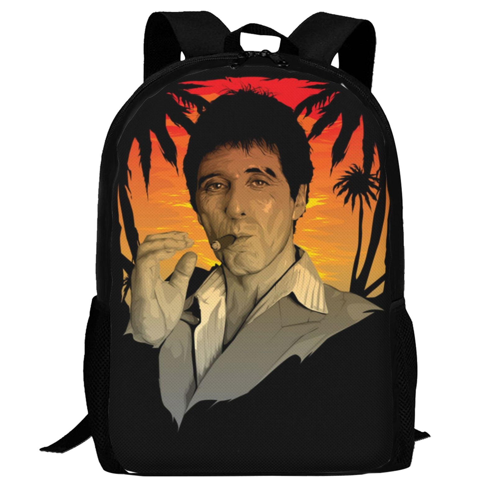 Scarface Backpack, 3d Printed Laptop Backpack, Water Resistant Computer ...