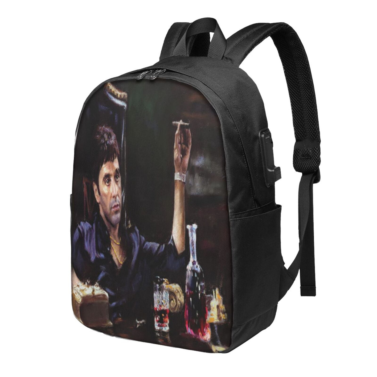 Scarface Backpack Fashion Travel Backpack Laptop Backpack 17 Inch ...