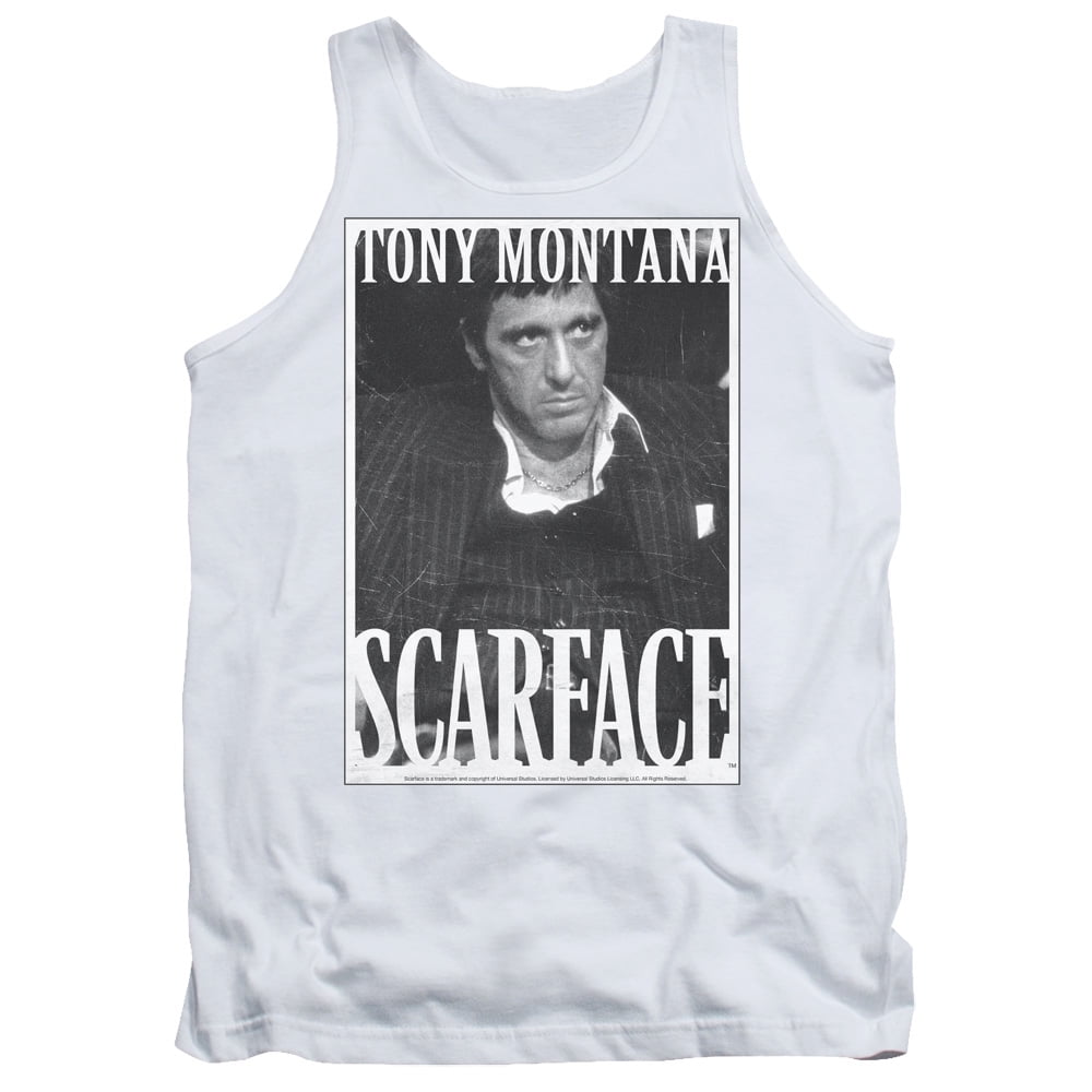 Scarface Business Face Adult Tank Top White - Walmart.com