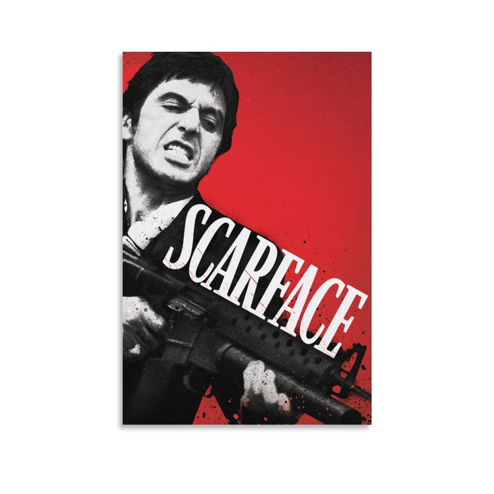 Scarface Classic Gangster Movie Poster (28) Painting On Canvas Wall Art ...