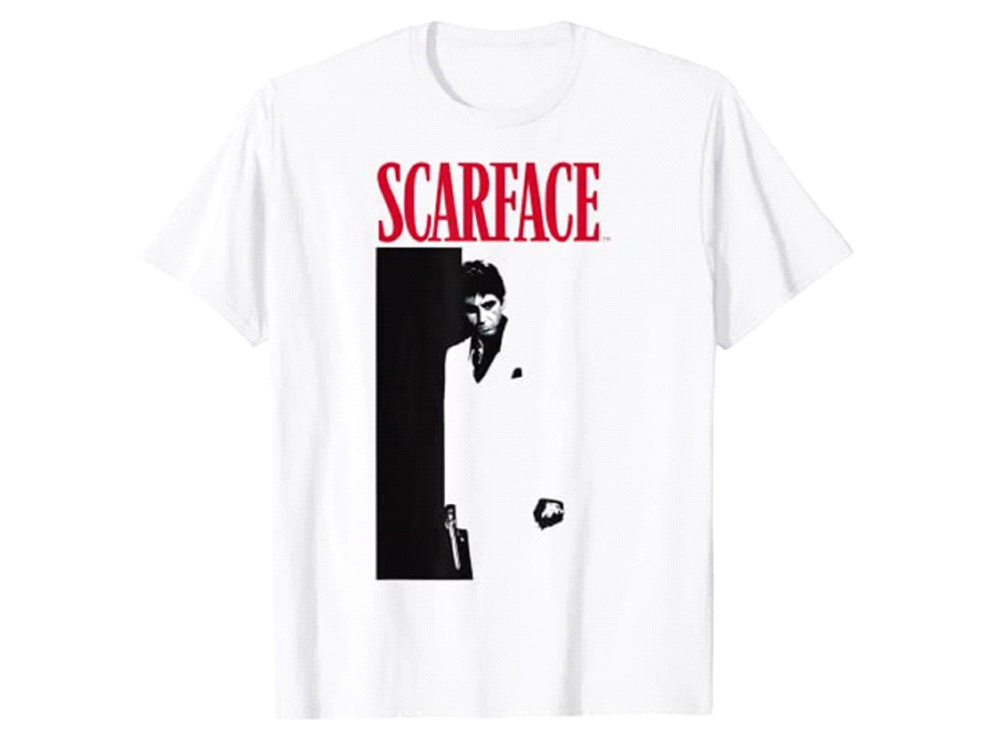 Scarface Classic Poster Graphic T-Shirt Men's White (Medium) - Walmart.com