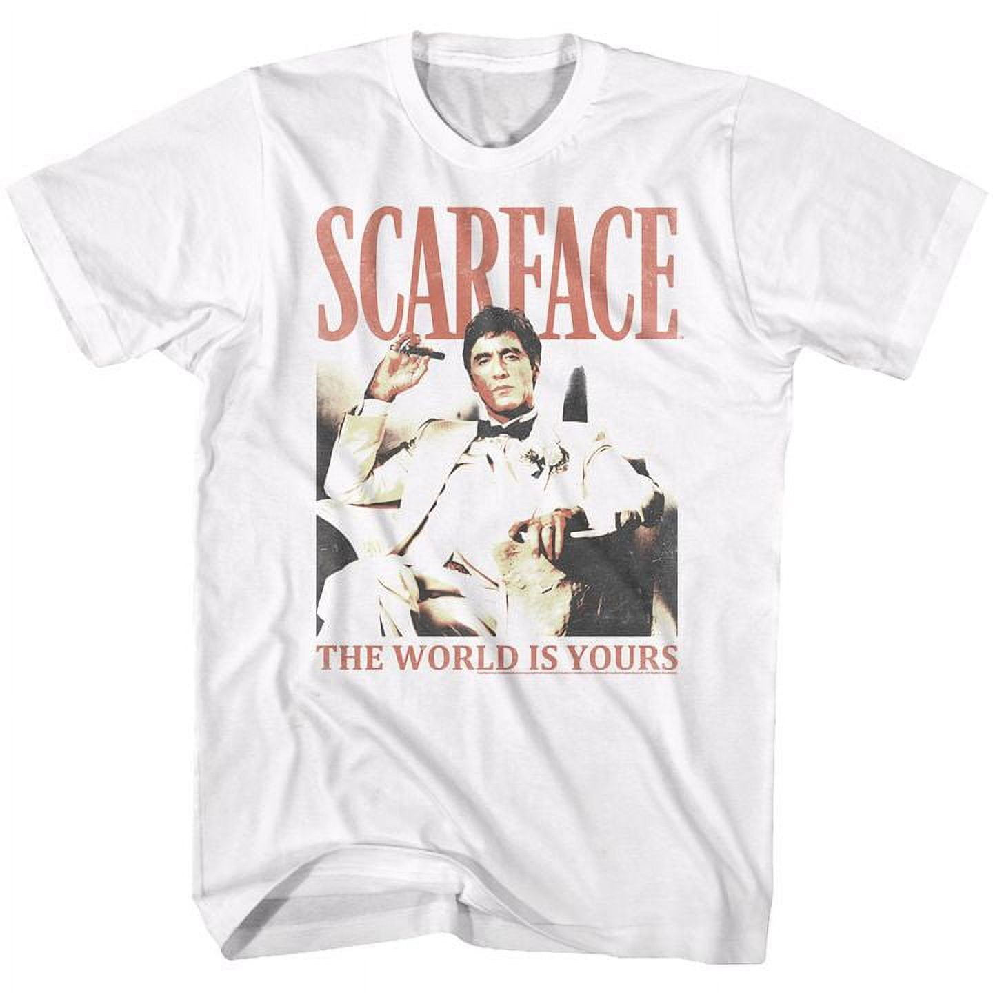Scarface Da World White Adult T-Shirt 4Xl - Walmart.com