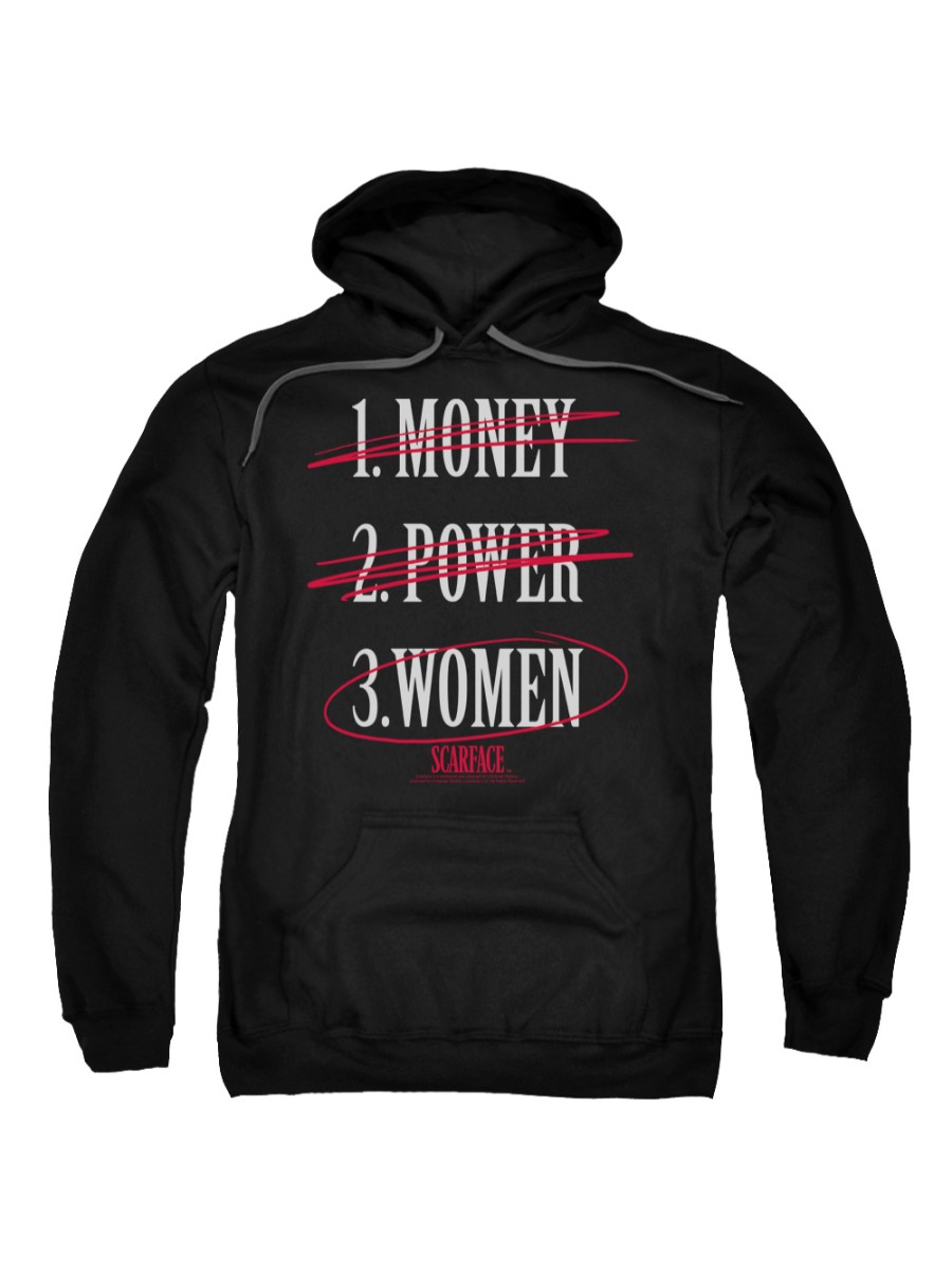 Scarface Drug Crime Drama Movie 1983 Money Power Women Adult Pull-Over ...